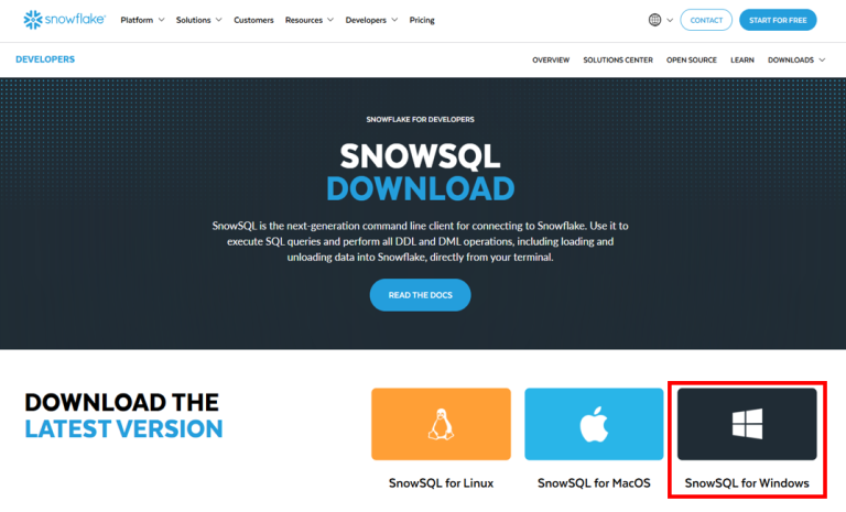 SnowSQL のインストール 〜 ログイン - おじらぼ
